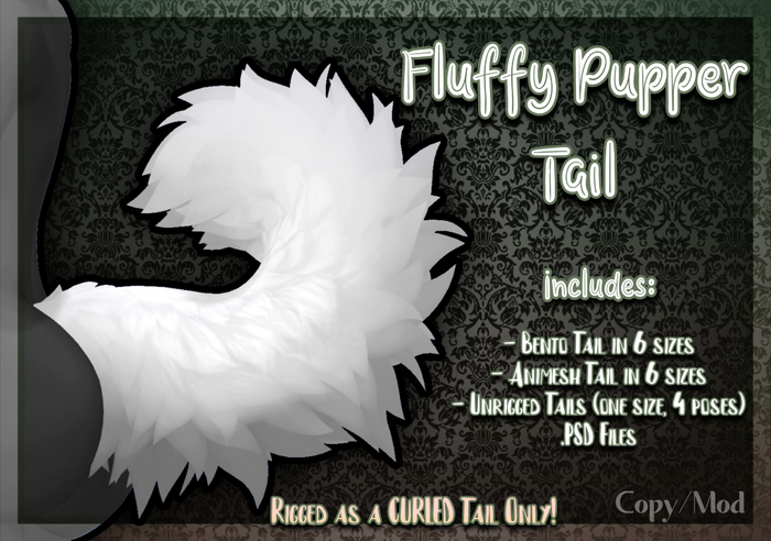 Second Life Marketplace - [FH] Fluffy Pupper Tail